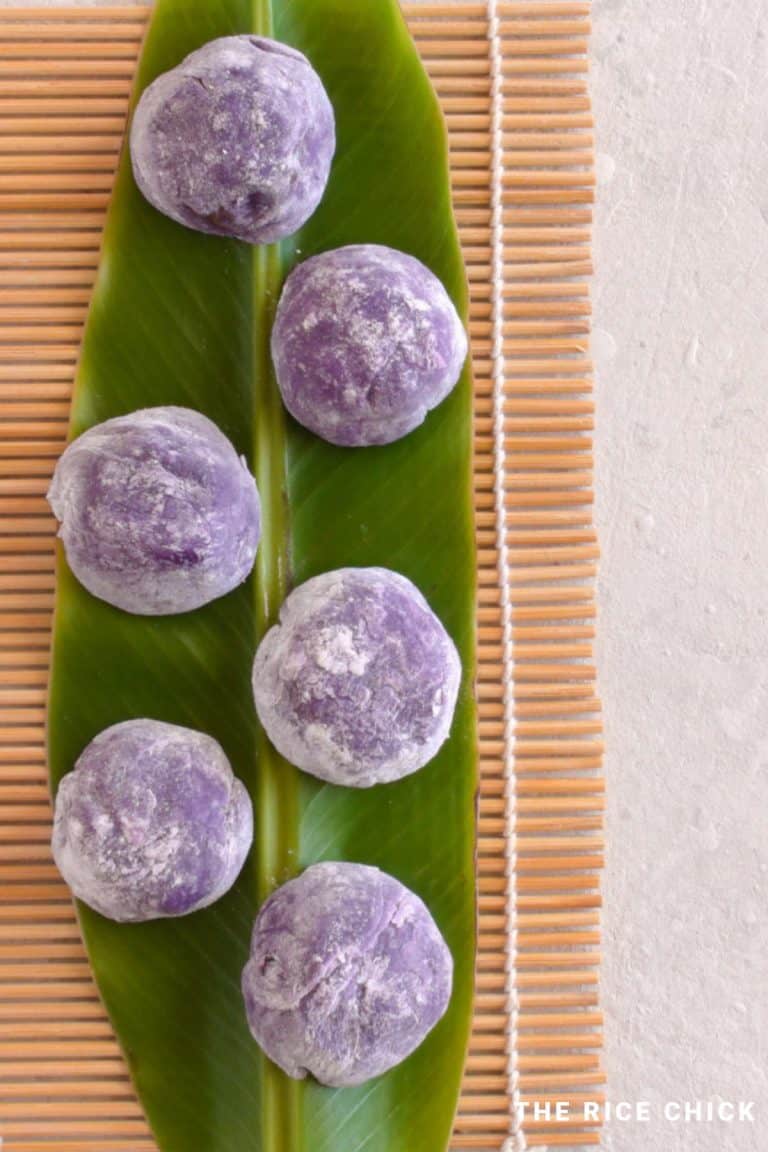 Ube Mochi - The Rice Chick
