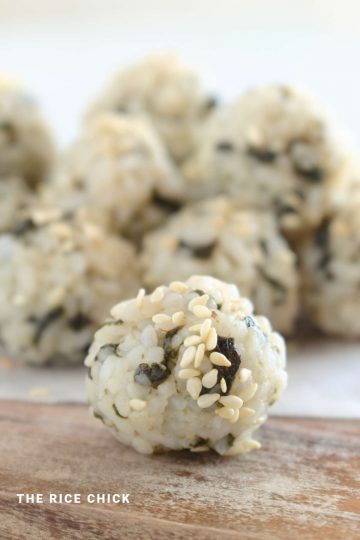 Korean Rice Balls - The Rice Chick