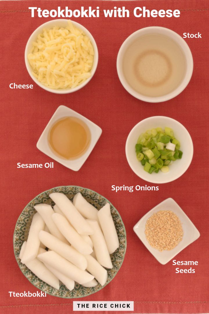 Tteokbokki with Cheese - The Rice Chick