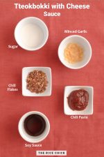 Tteokbokki with Cheese - The Rice Chick