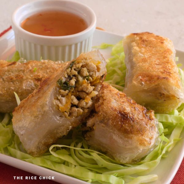 Crispy Rice Paper Rolls - The Rice Chick
