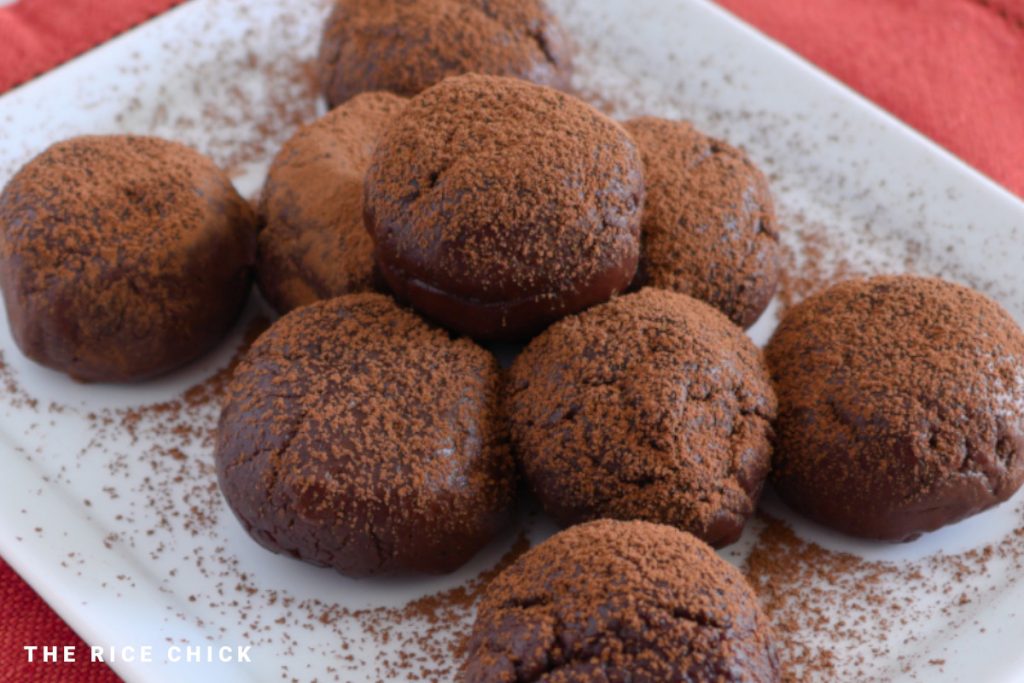 Chocolate Mochi - The Rice Chick