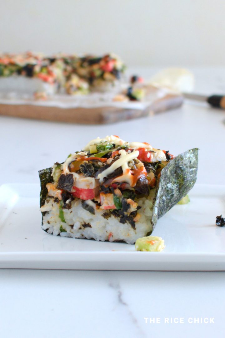 Sushi Bake Recipe - The Rice Chick