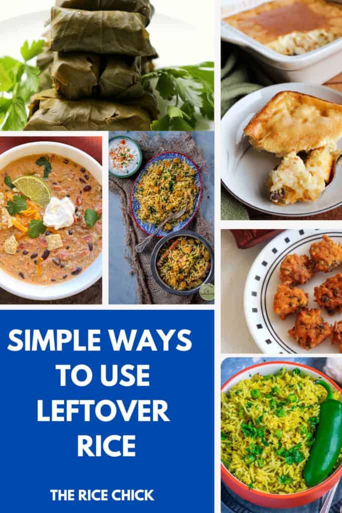 Simple Recipes with Leftover Rice - The Rice Chick