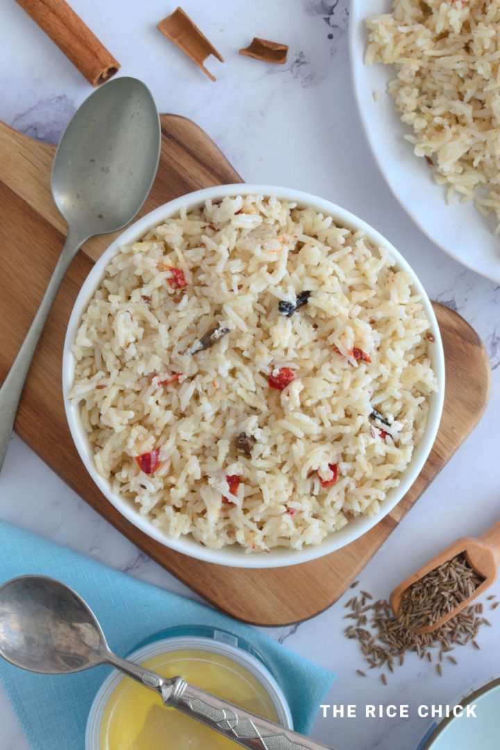 Ghee Rice with Coconut Milk - The Rice Chick