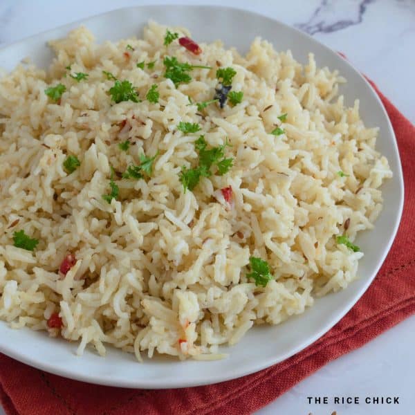 Ghee Rice Recipe - The Rice Chick