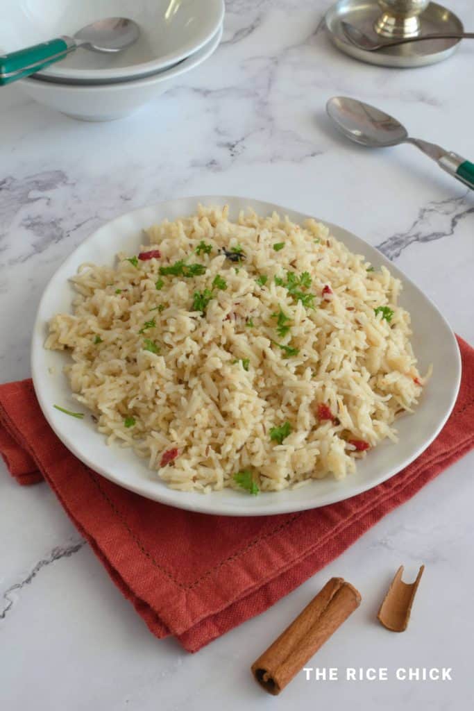 Ghee Rice Recipe - The Rice Chick