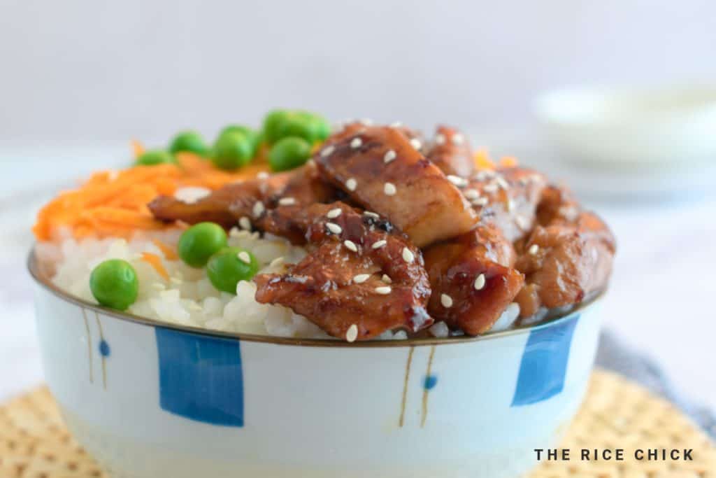 Teriyaki Chicken Rice Bowl - The Rice Chick
