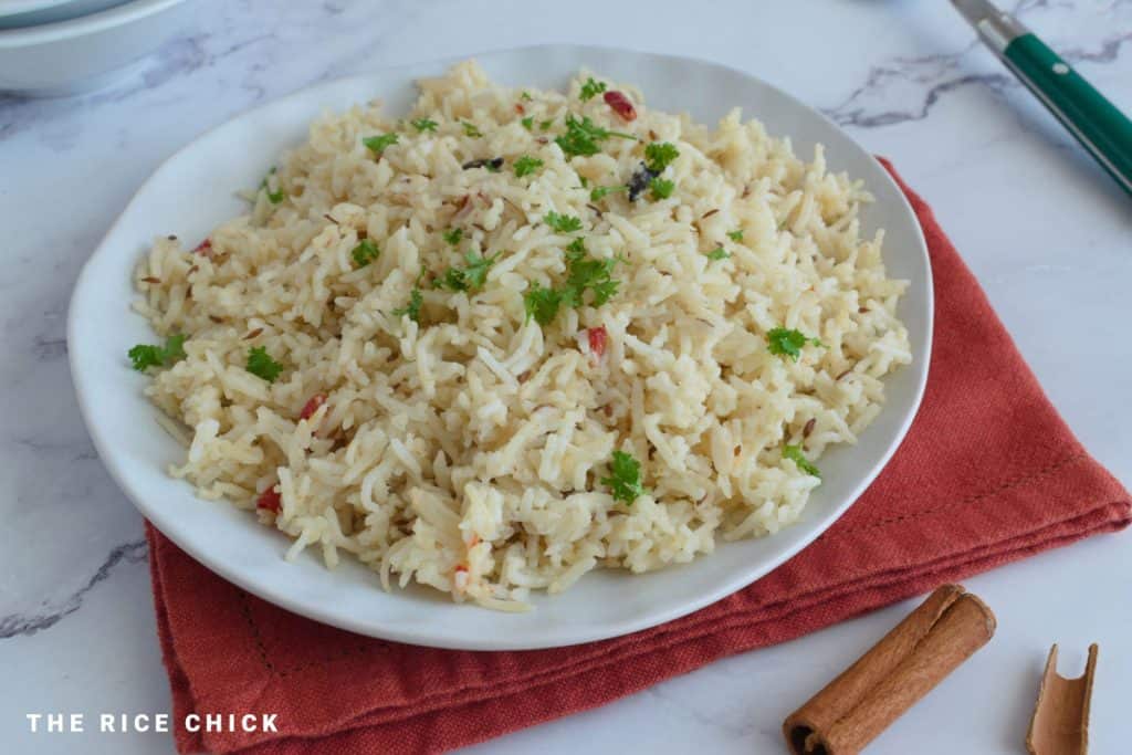 Ghee Rice Recipe - The Rice Chick