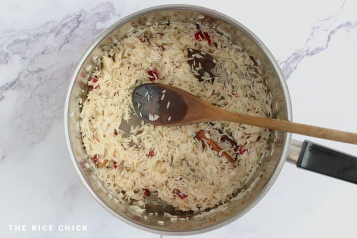 Ghee Rice Recipe - The Rice Chick