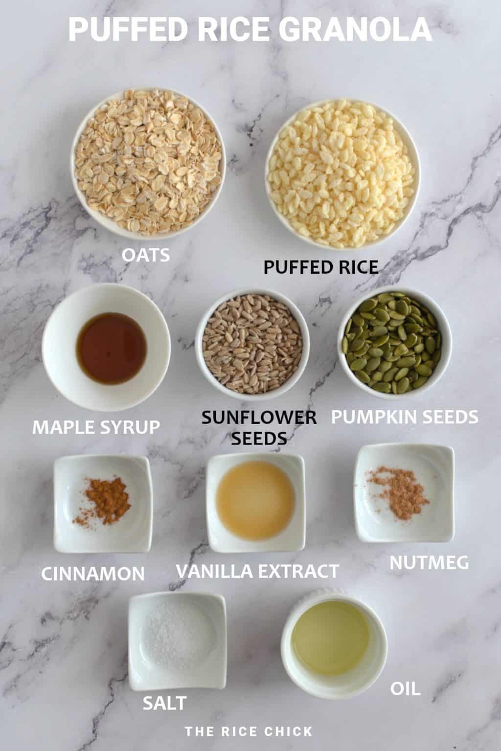 Puffed Rice Granola - The Rice Chick