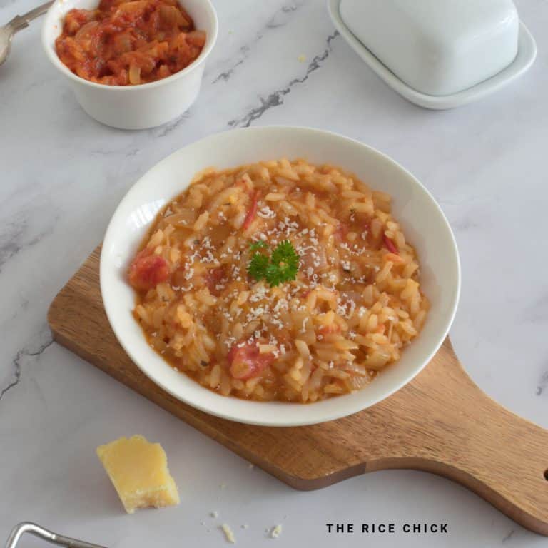 Risotto Marinara - The Rice Chick