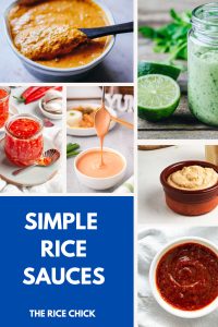 Rice Sauces - The Rice Chick