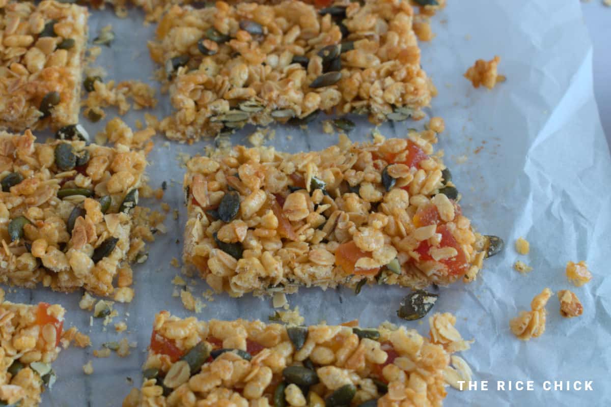 Puffed Rice Cereal Bars - The Rice Chick