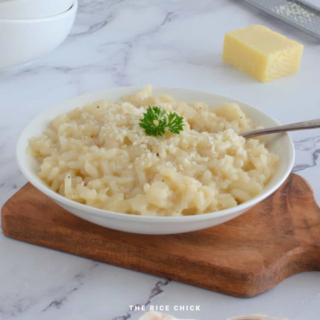 Risotto For One - The Rice Chick
