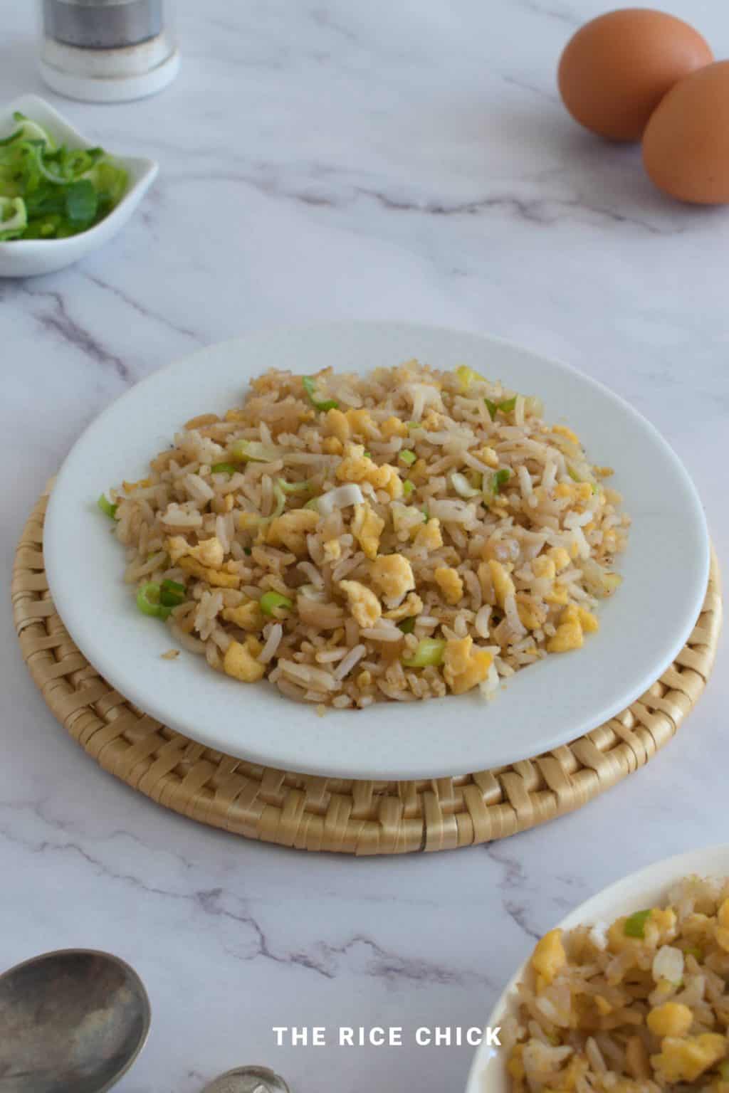 How To Make Egg Fried Rice - The Rice Chick