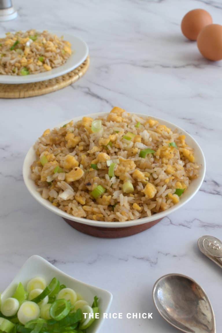 How To Make Egg Fried Rice - The Rice Chick