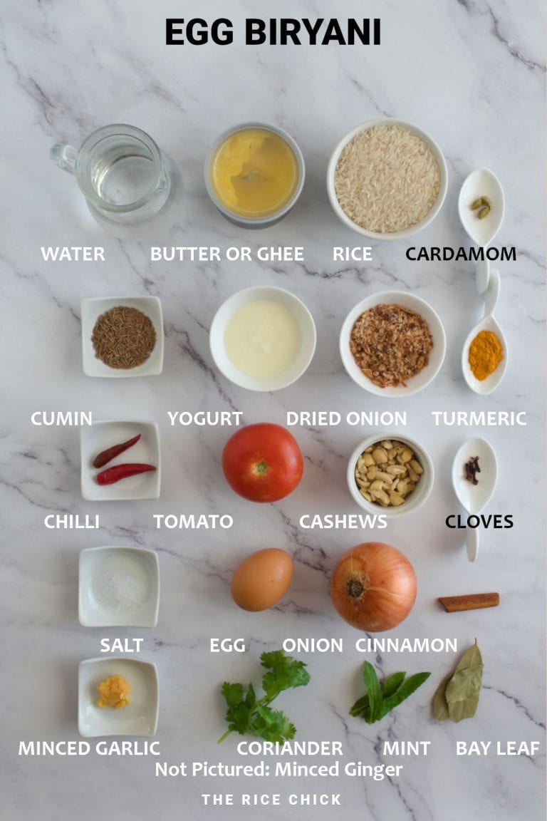 Egg Biryani - The Rice Chick