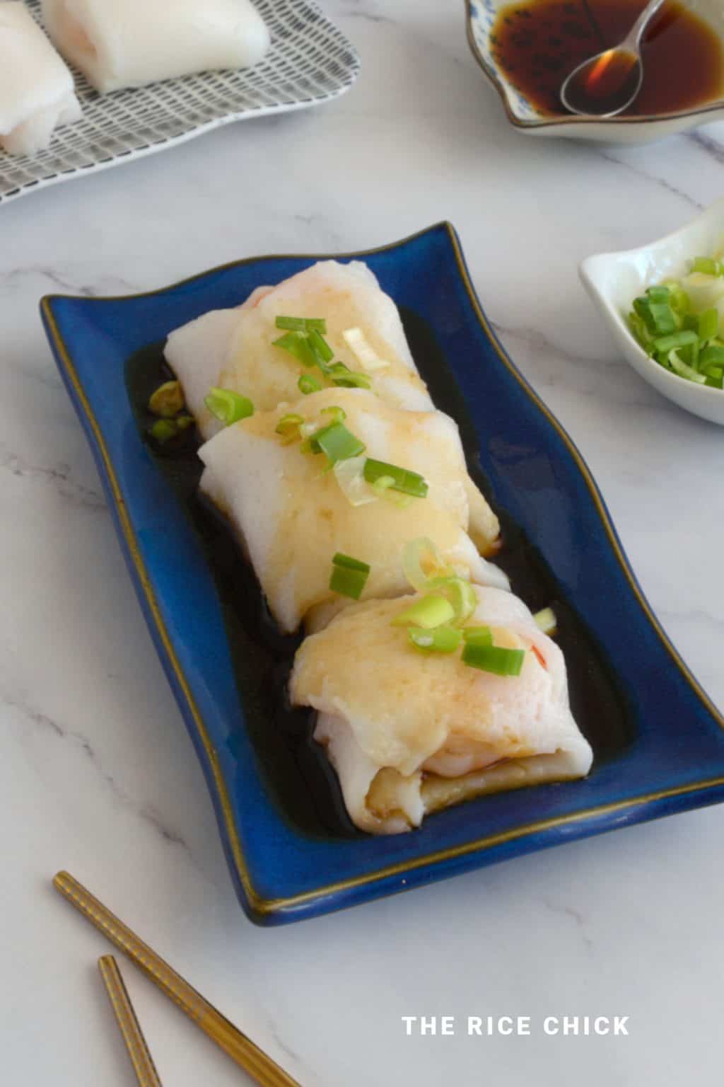Steamed Rice Rolls - The Rice Chick