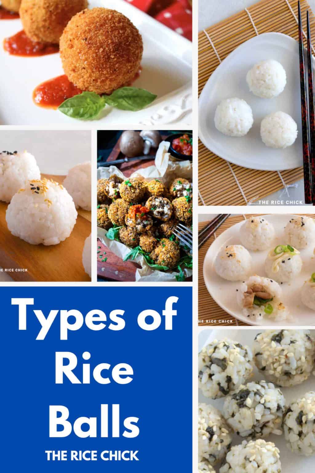 Types of Rice Balls - The Rice Chick