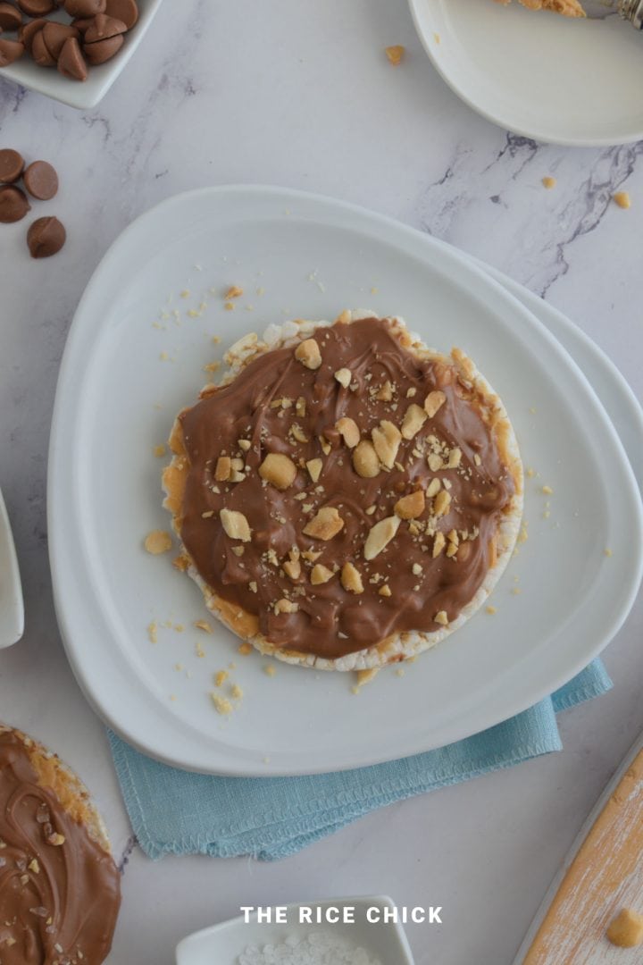 Rice Cake With Chocolate - The Rice Chick
