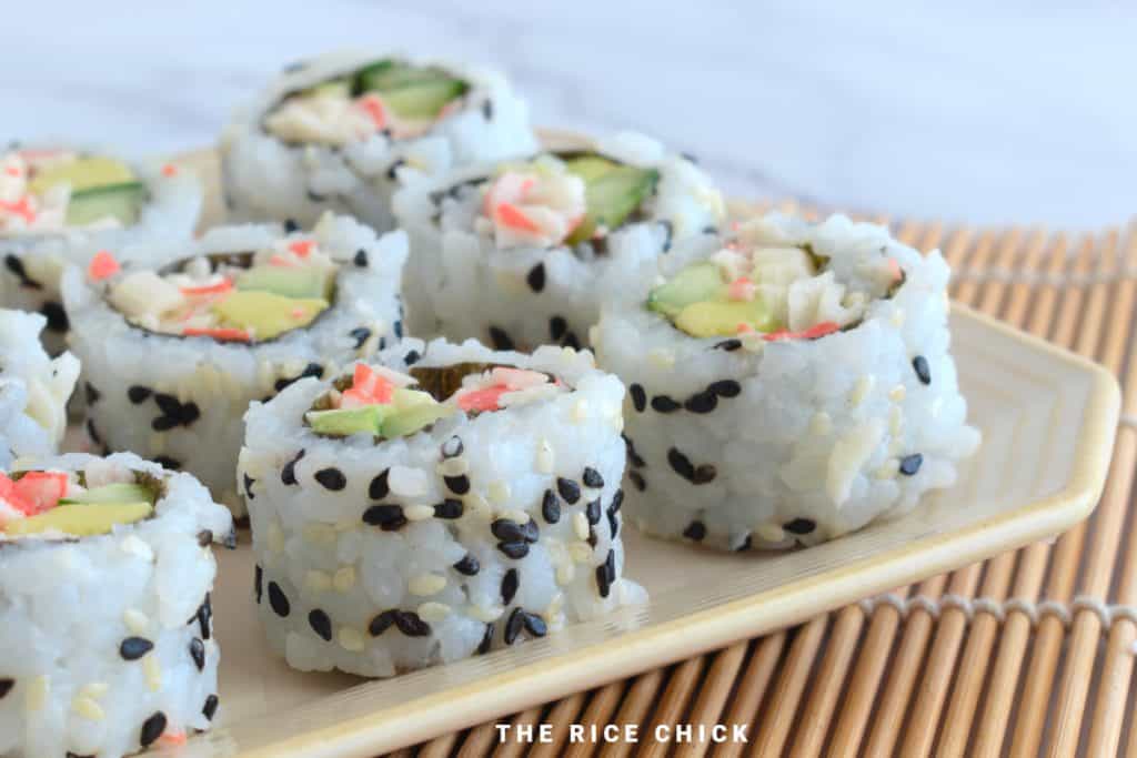 California Sushi Roll Recipe - The Rice Chick