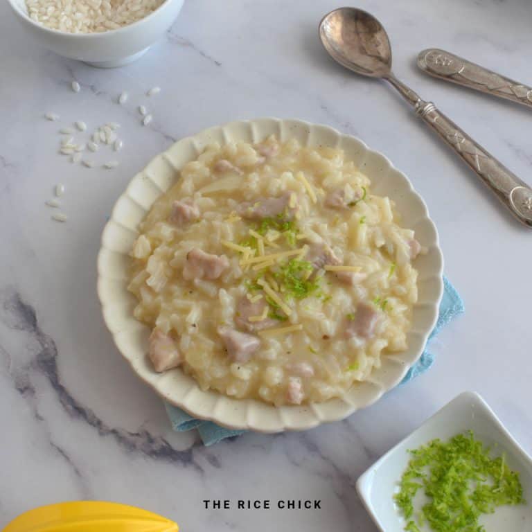 Lemon Chicken Risotto Recipe - The Rice Chick