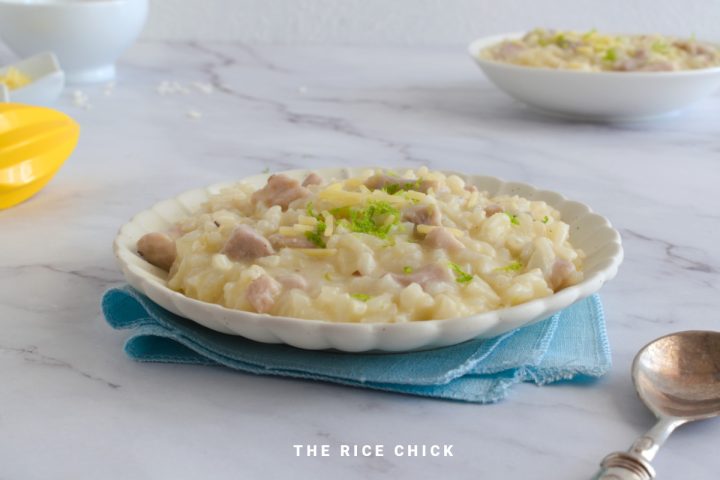 Lemon Chicken Risotto Recipe - The Rice Chick