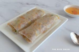 Pork Vietnamese Spring Rolls - The Rice Chick