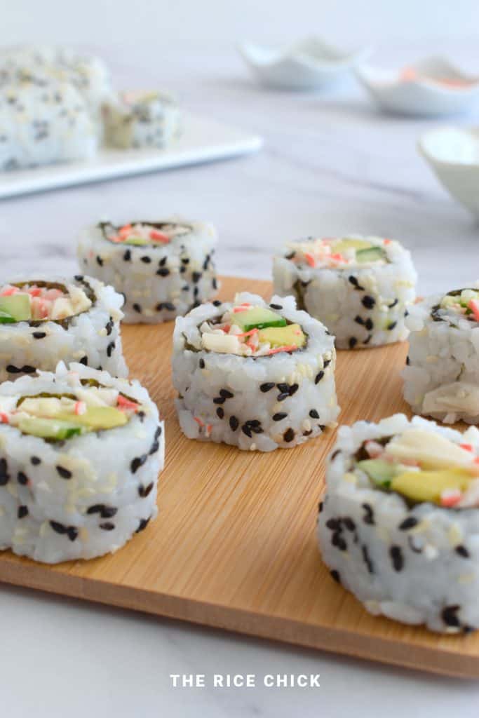 California Sushi Roll Recipe - The Rice Chick