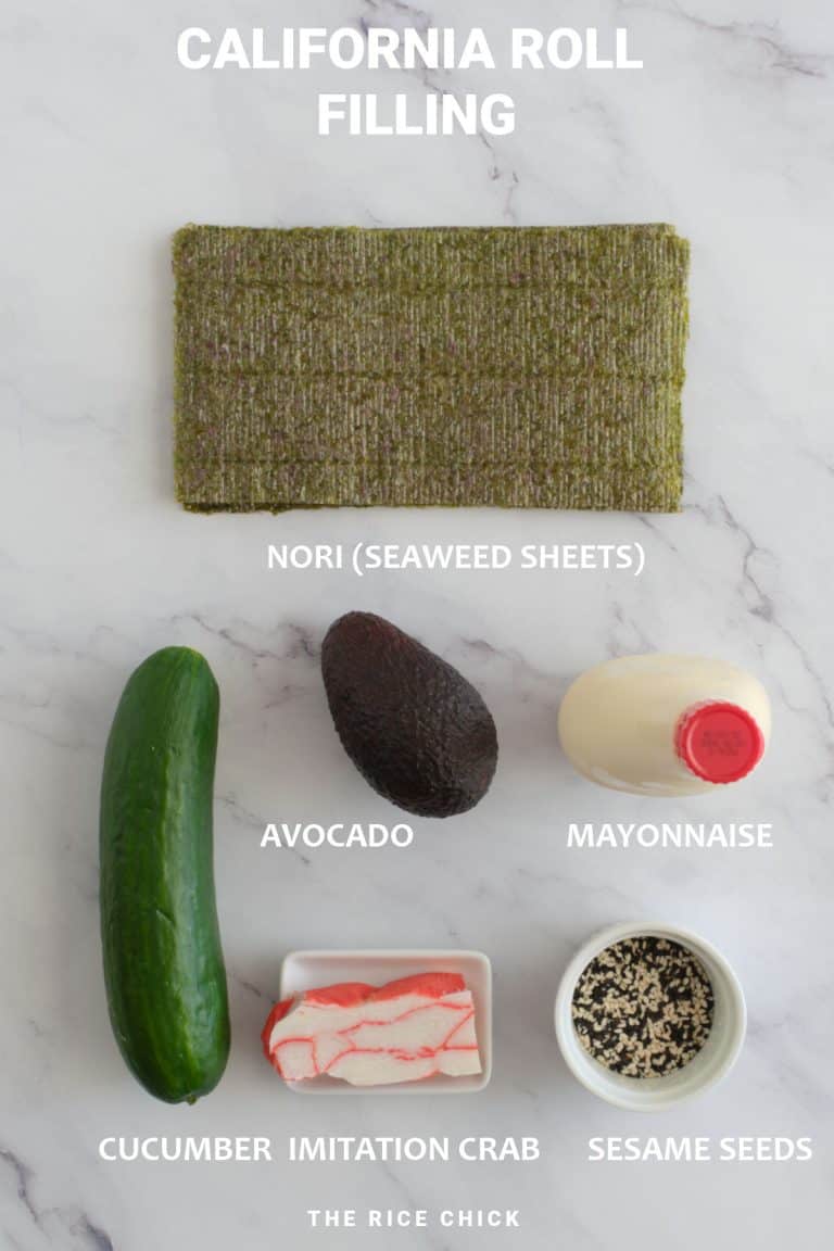 California Sushi Roll Recipe - The Rice Chick