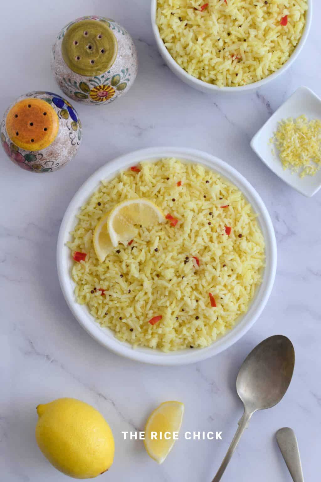 Indian Lemon Rice - The Rice Chick