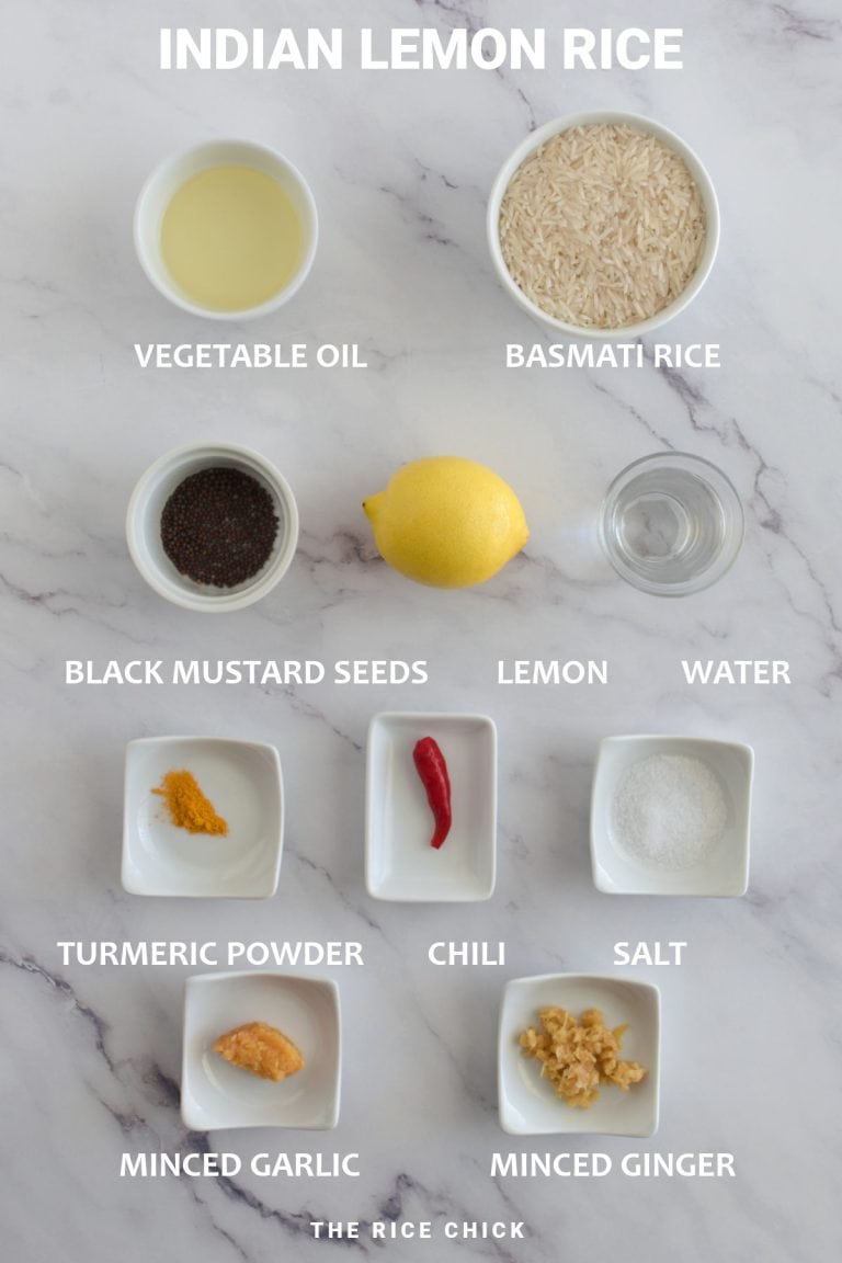 Indian Lemon Rice - The Rice Chick