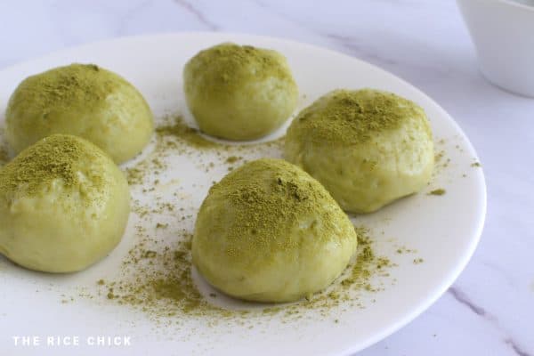 Matcha Mochi - The Rice Chick