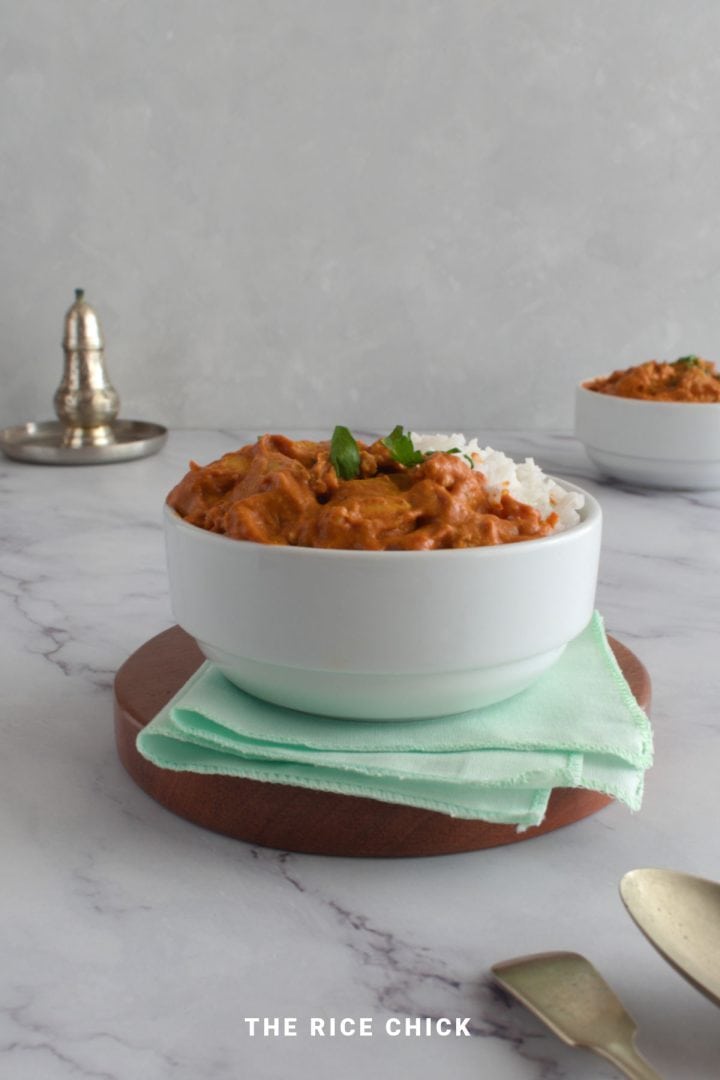 Butter Chicken With Rice - The Rice Chick
