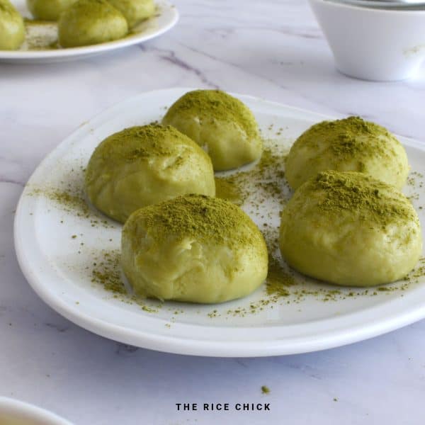 Matcha Mochi - The Rice Chick