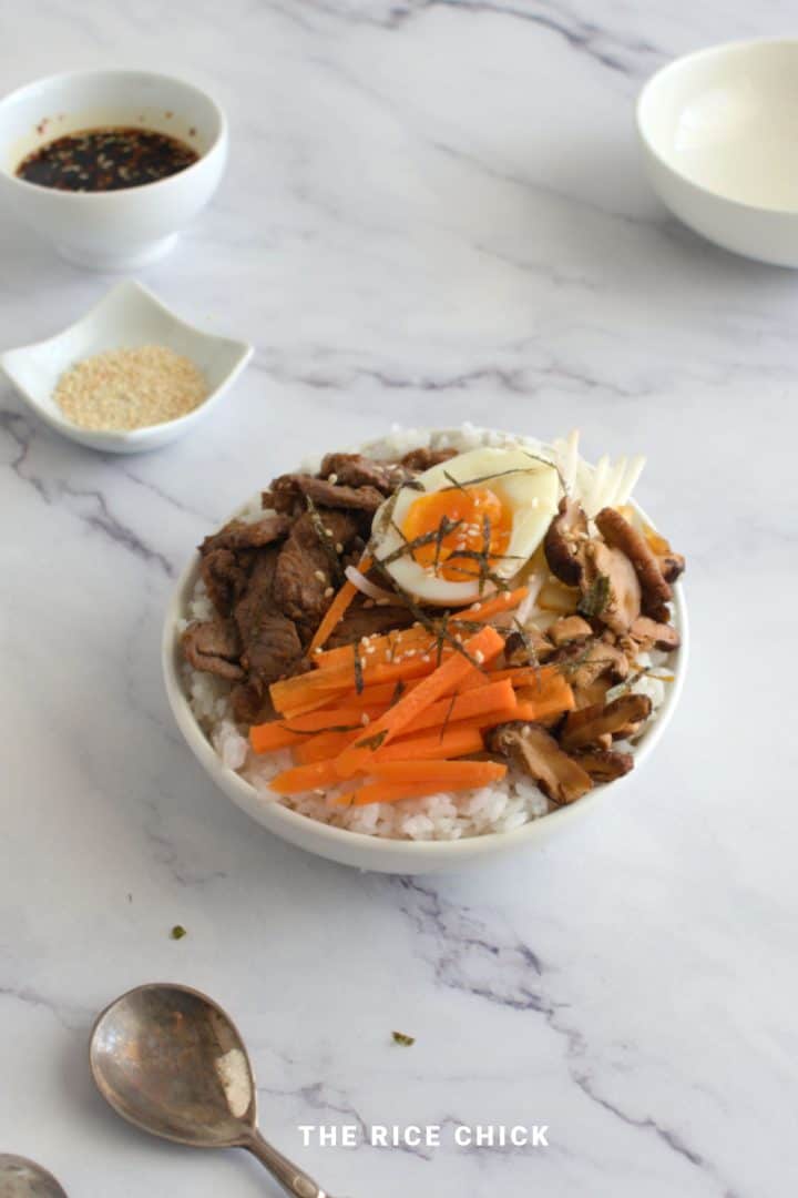 Bulgogi Bibimbap - The Rice Chick
