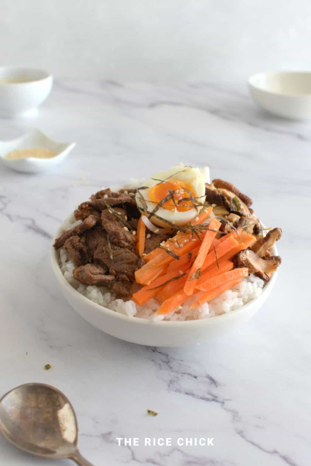 Bulgogi Bibimbap - The Rice Chick
