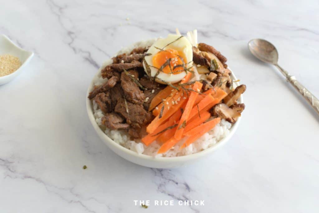 Bulgogi Bibimbap - The Rice Chick