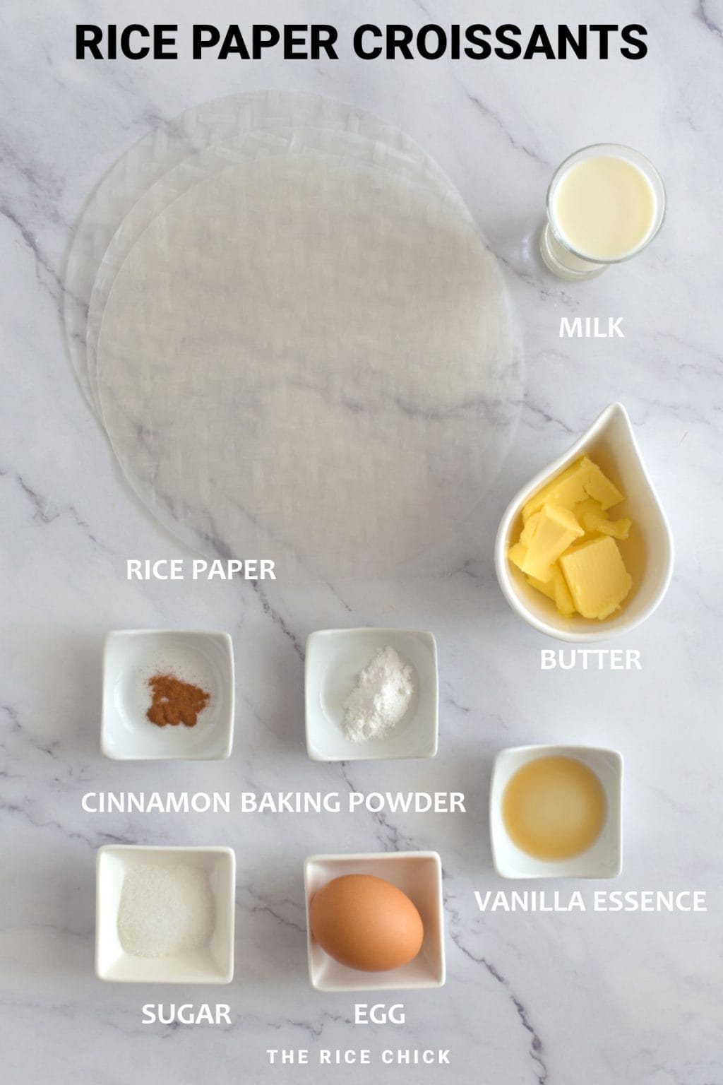 Rice Paper Croissants - The Rice Chick